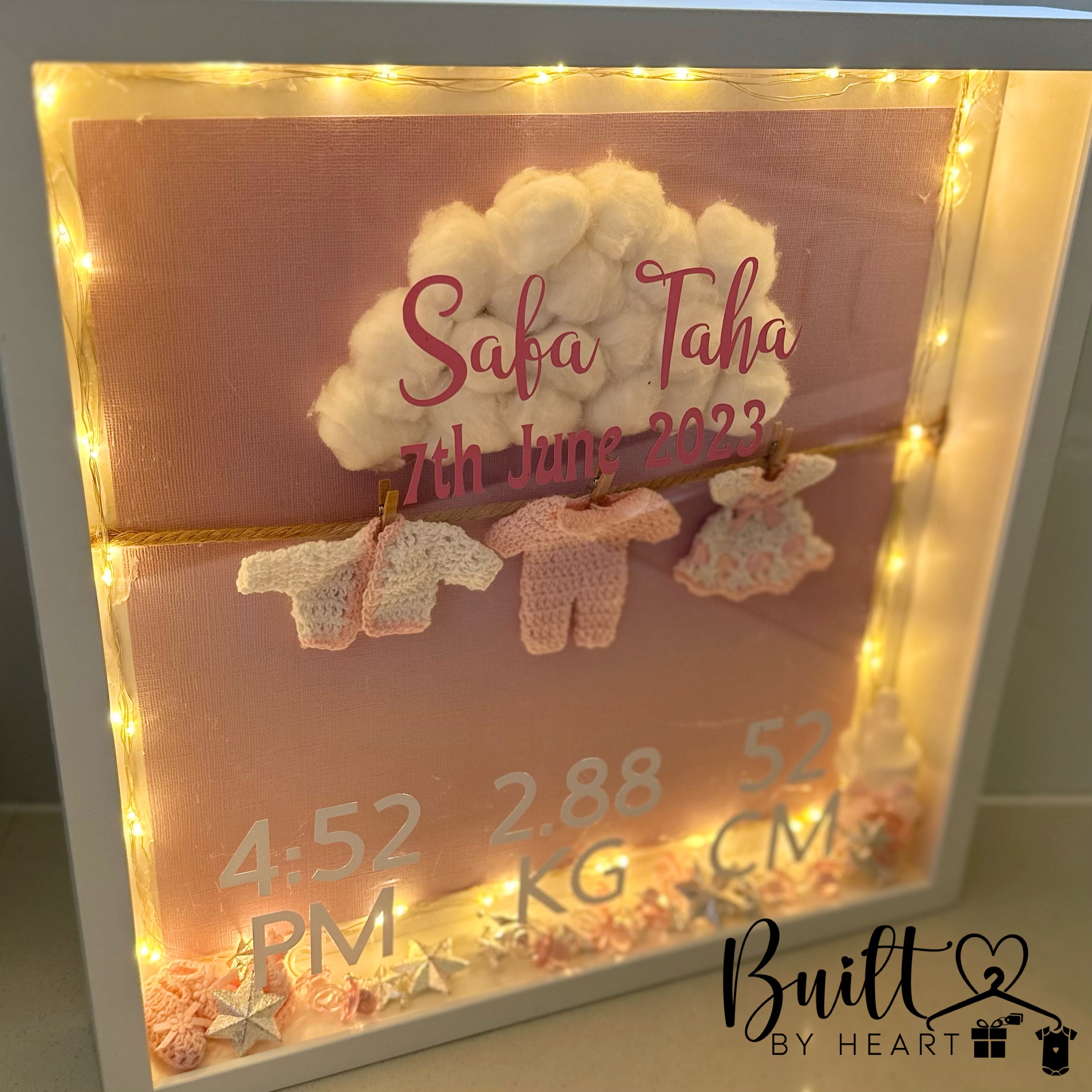 3D keepsake light up frames – built by heart