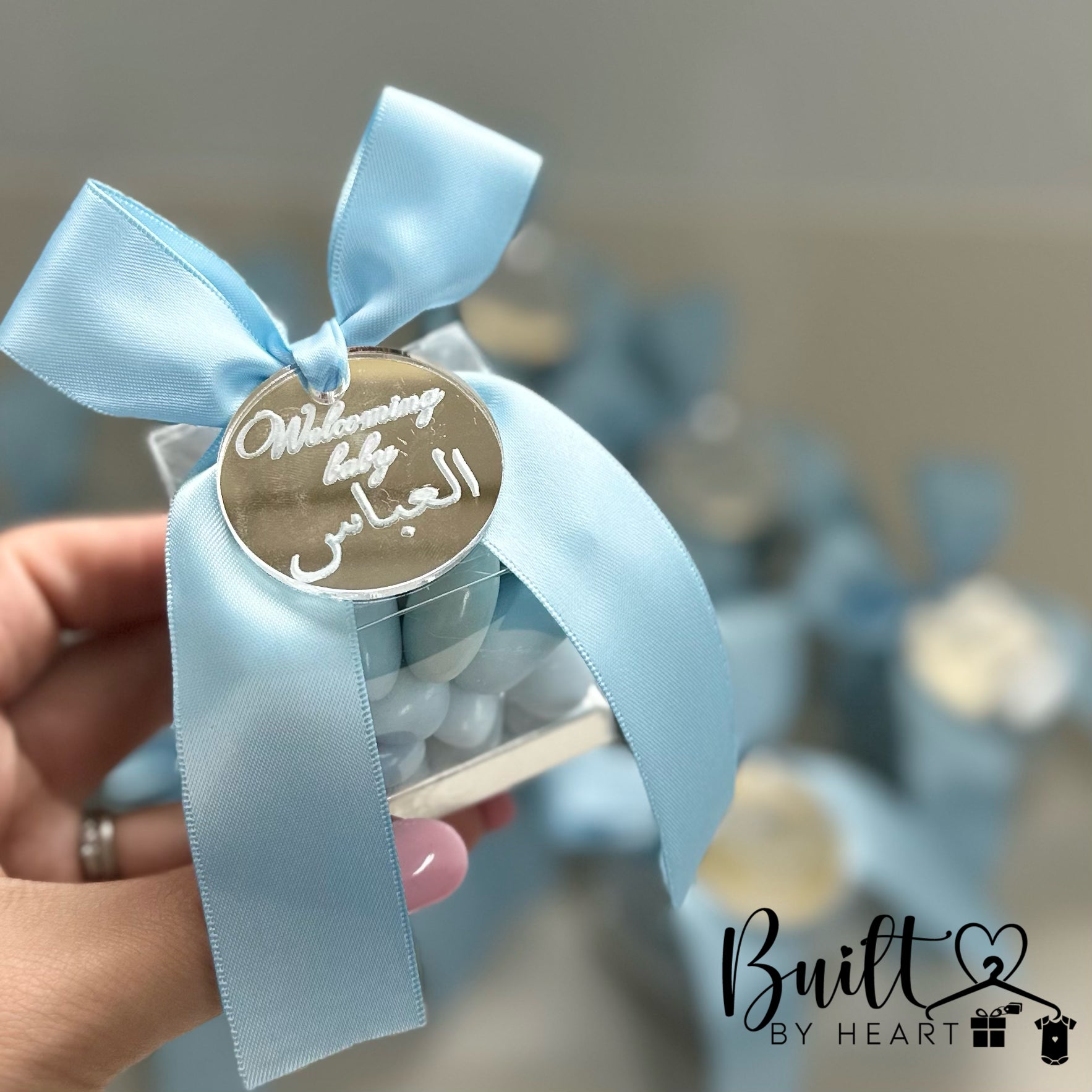 12x sugar almond boxes – built by heart