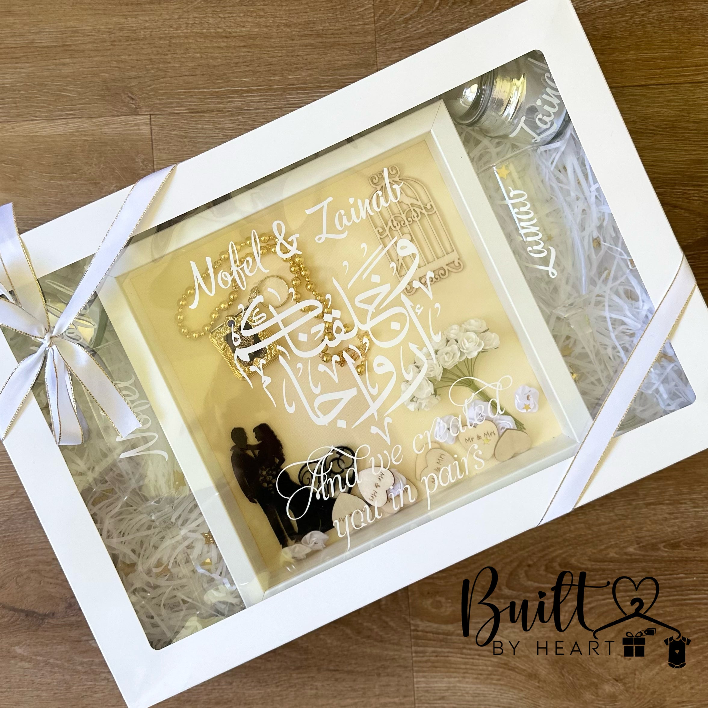 Engagement/Wedding Personalised Gift Box – built by heart